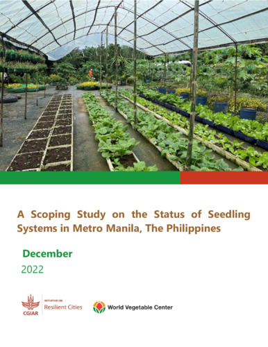 A Scoping Study on the Status of Seedling Systems in Metro Manila, The ...