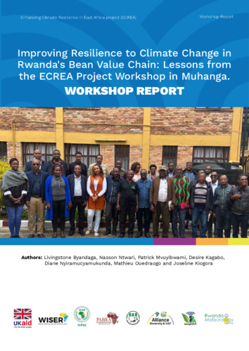 Improving resilience to climate change in Rwanda's value chain: Lessons from the ECREA project ...