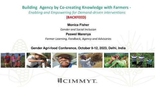Building Agency by Co-creating Knowledge with Farmers: Enabling and ...